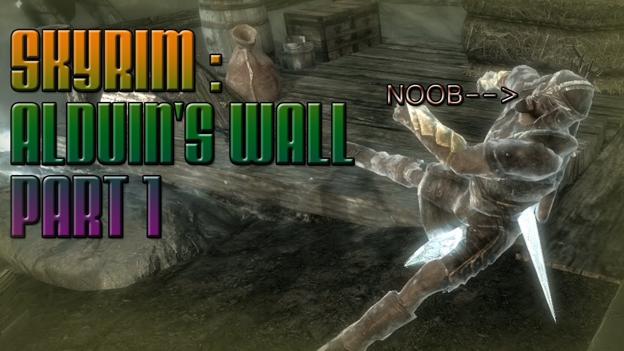 Skyrim : Alduin's Wall Part 1 - YouTube