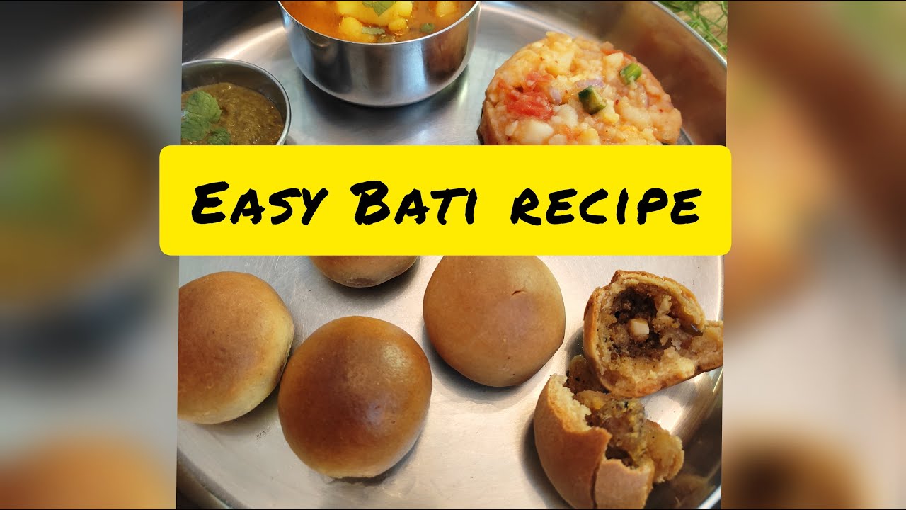 Baati chokha recipe | Baati chokha kaise banta hai - YouTube