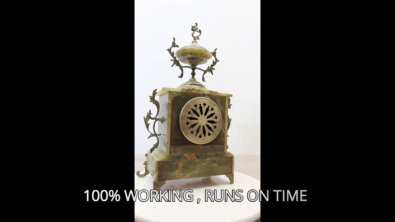 GREEN ONYX CLOCK BY SAMUEL MARTI - YouTube