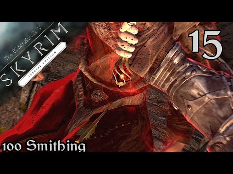 The Elder Scrolls V: Skyrim - Survival PART 15 | 100 SMITHING - YouTube