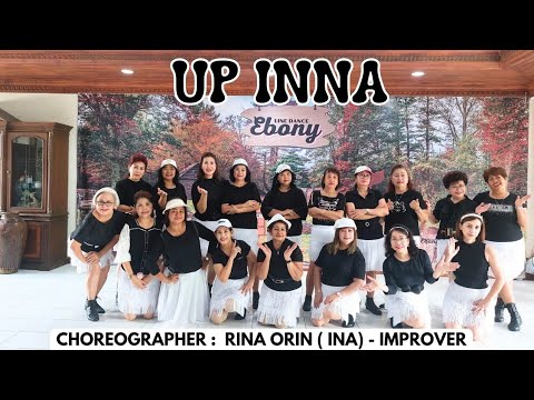 Up Inna | Line Dance Ebony | Choreographer : Rina Orin (INA) - Improver - YouTube