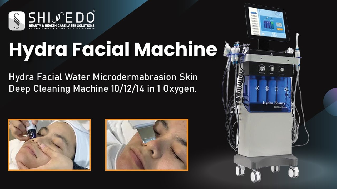 Hydra Facial Machine How to Set up 14 in 1 | Shisedo Beauty Instrument ...