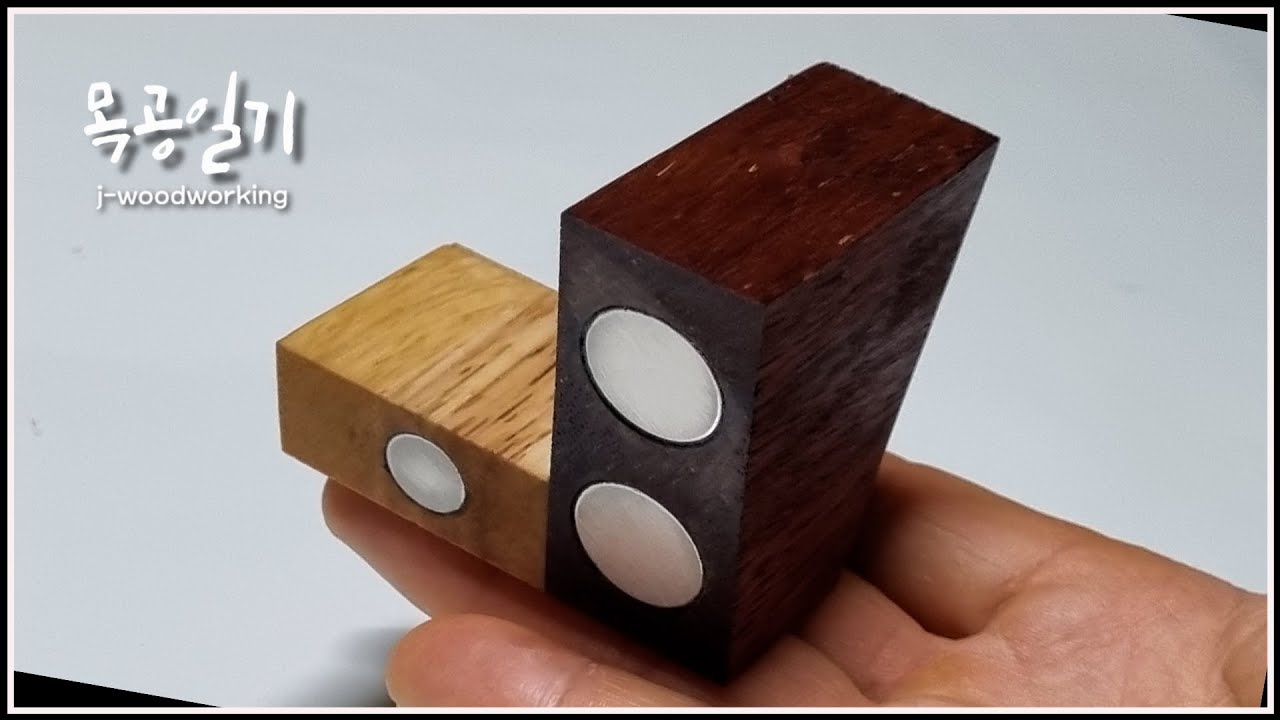 magnetic dovetail block for marking & hand cutting [woodworking] - YouTube