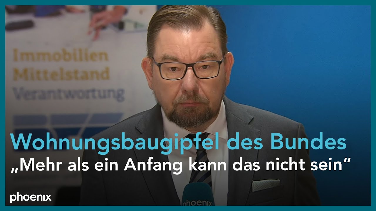 Dirk Salewski zum Bundeswohnungsbaugipfel - YouTube