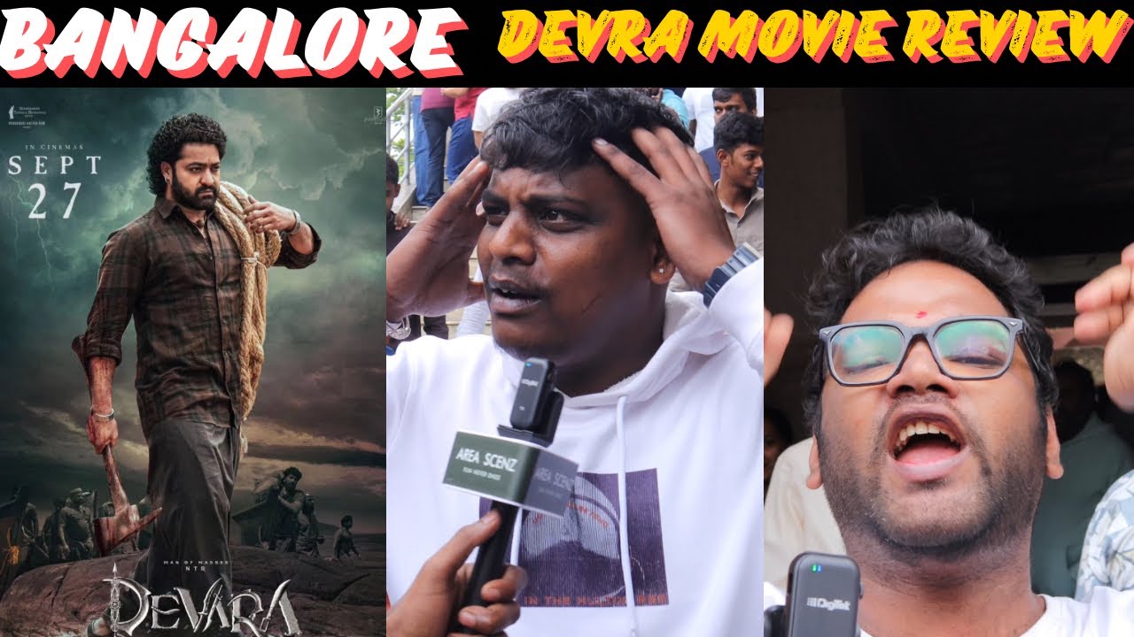 DEVRA movie review BANGALORE | Jr NTR | FDFS | BANGALORE | # ...