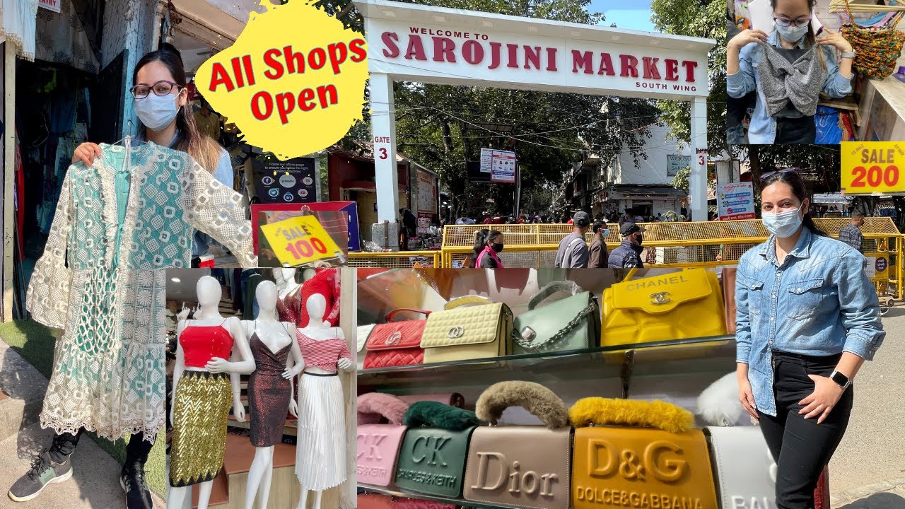 Sarojini Nagar Market Latest Summer Collections | Post Lockdown ...