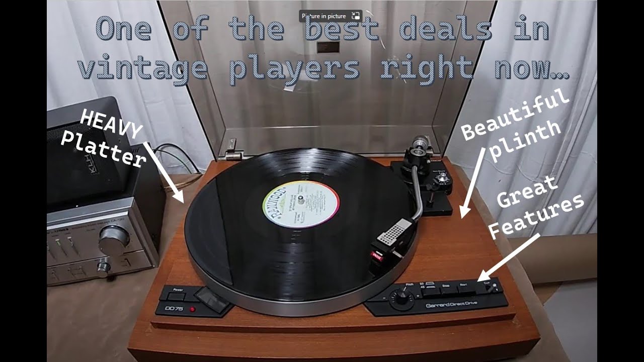 Garrard DD75 Manual Turntable - This is a WAY overlooked model... soooo ...