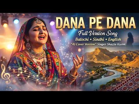 Dana Pa Dana 💔 Ji Ba Tara | Emotional Fusion Song | Balochi x Sindhi x English
