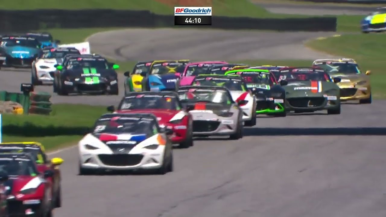 Race 1 - 2022 Mazda MX-5 Cup From VIRginia International Raceway - YouTube