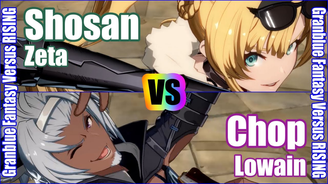 [GBVSR] (4K) Granblue Fantasy Versus Rising Rank match Shosan (Zeta) vs ...