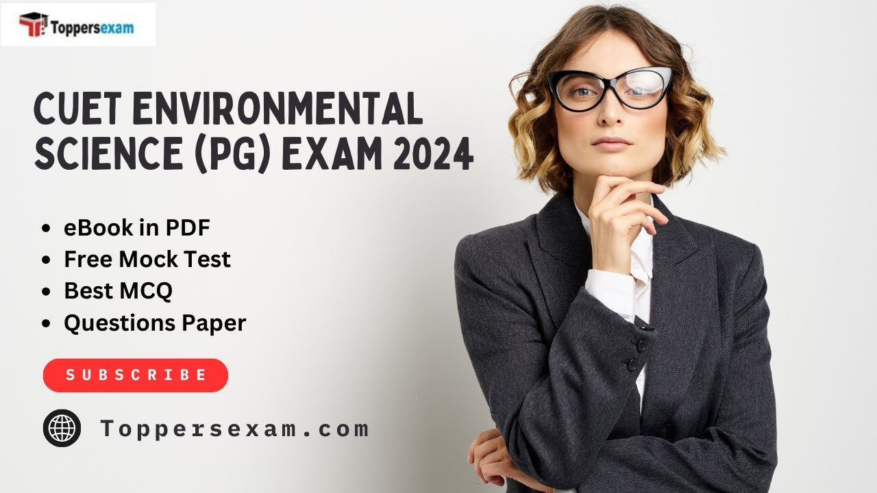 CUET ENVIRONMENTAL SCIENCE (PG) Question Paper 2024, PDF Book, Exam ...