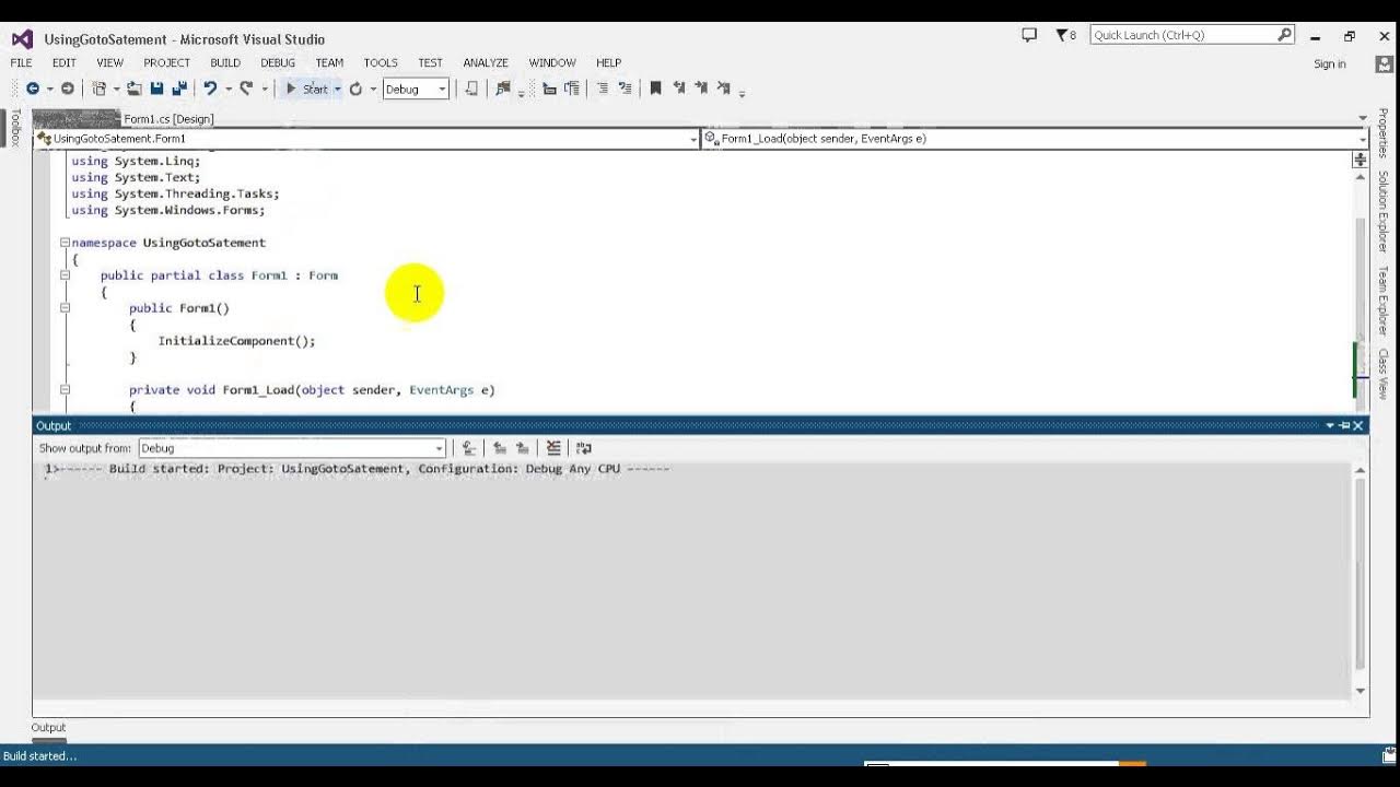 Beginning C# Tutorial 11 5 How to using goto Statement with C# Programming - YouTube