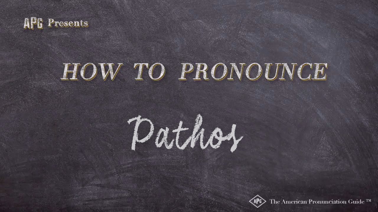 How to Pronounce Pathos (Real Life Examples!) - YouTube