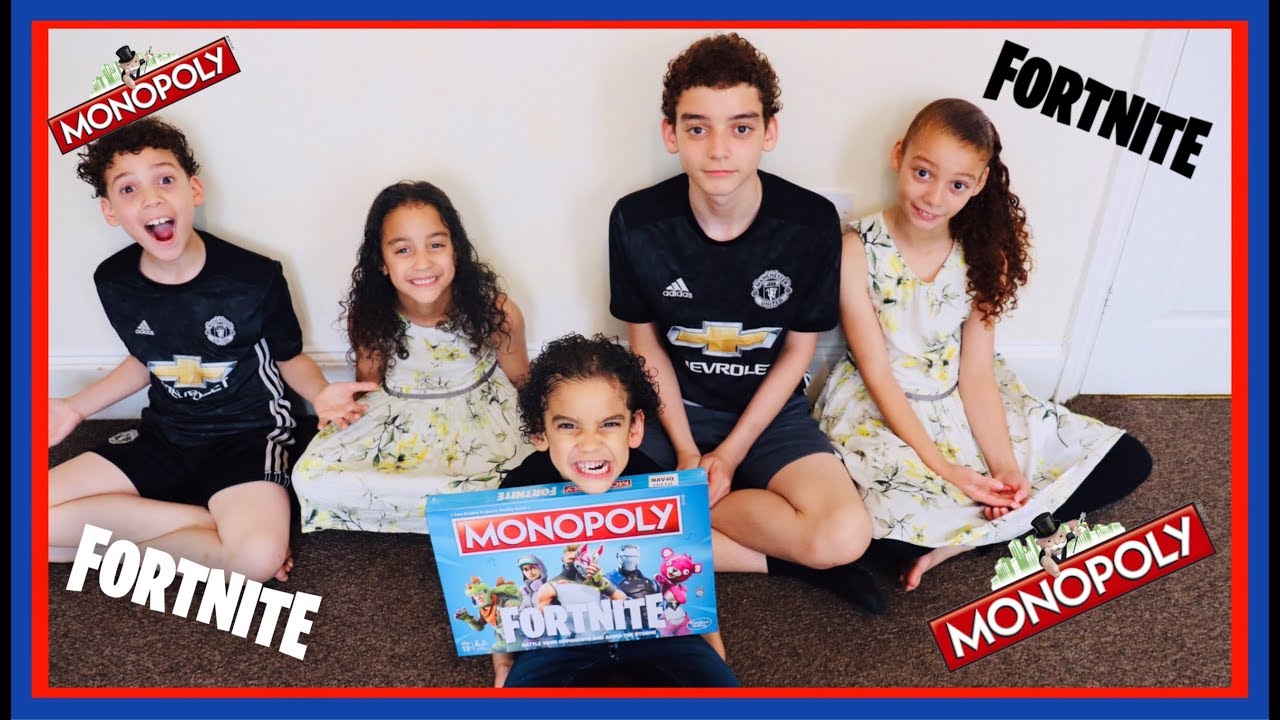 FAMILY FORTNITE MONOPOLY GAME CHALLENGE!! - YouTube
