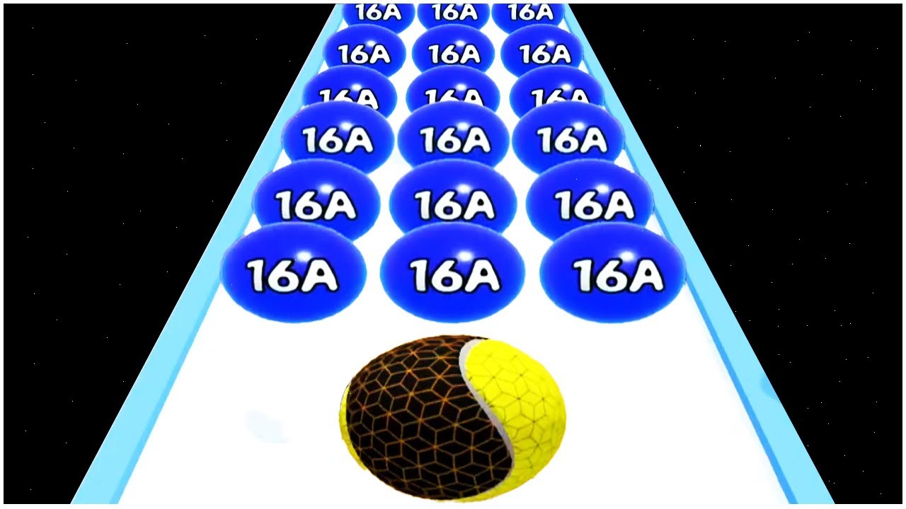 Numbers Ball Blend Challenge Vs Moving Ball - Roll Ball Game - YouTube