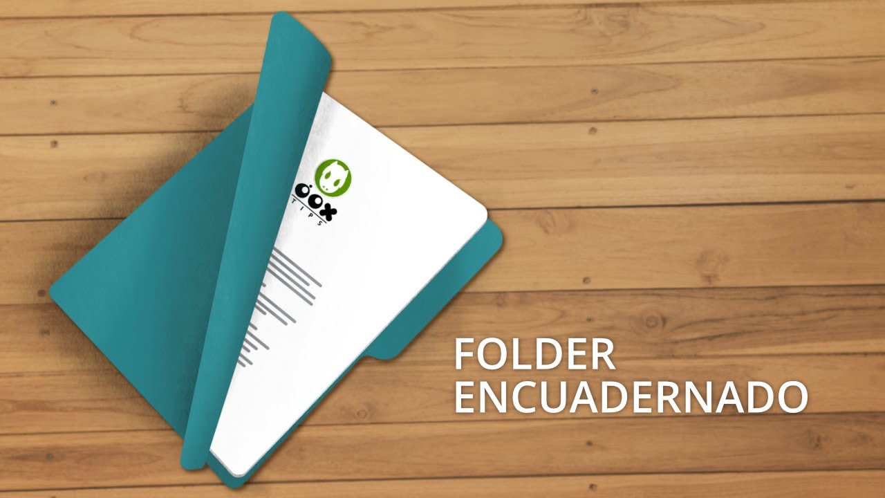 Folder encuadernado - YouTube