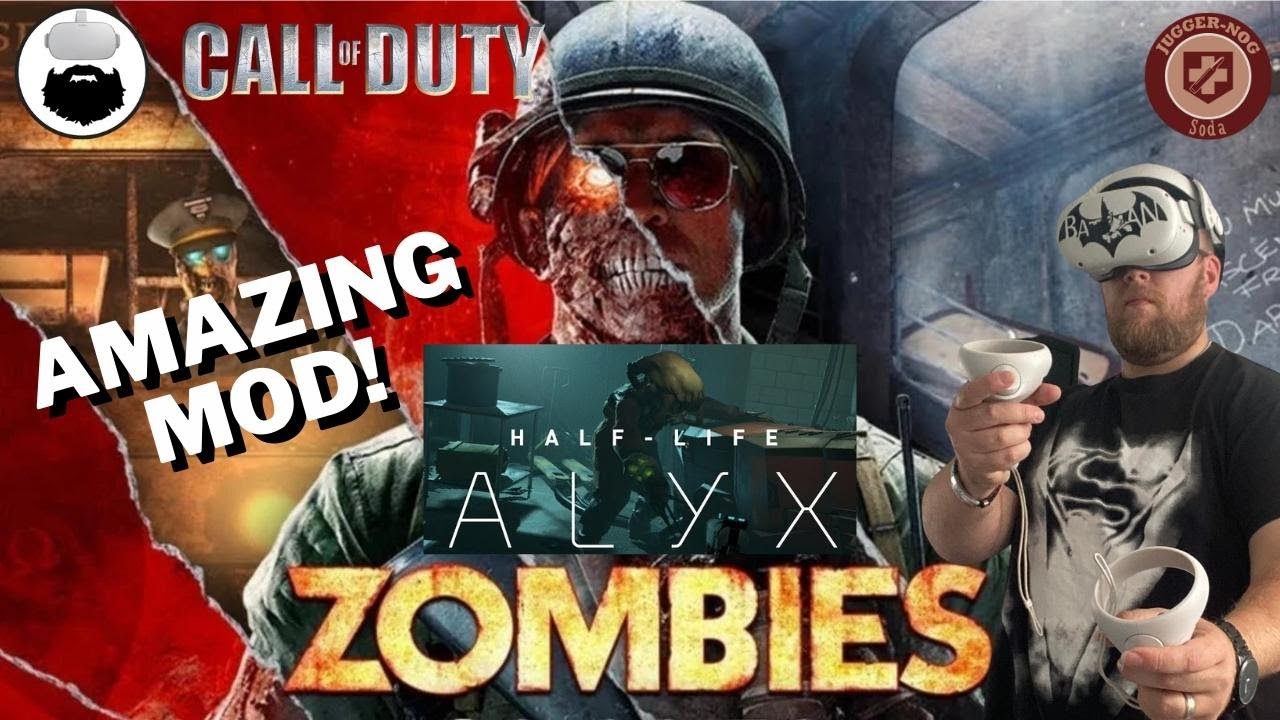 Half Life Alyx: Cod Zombies Mod Gameplay. THIS IS AMAZING!! (Steam Vr ...