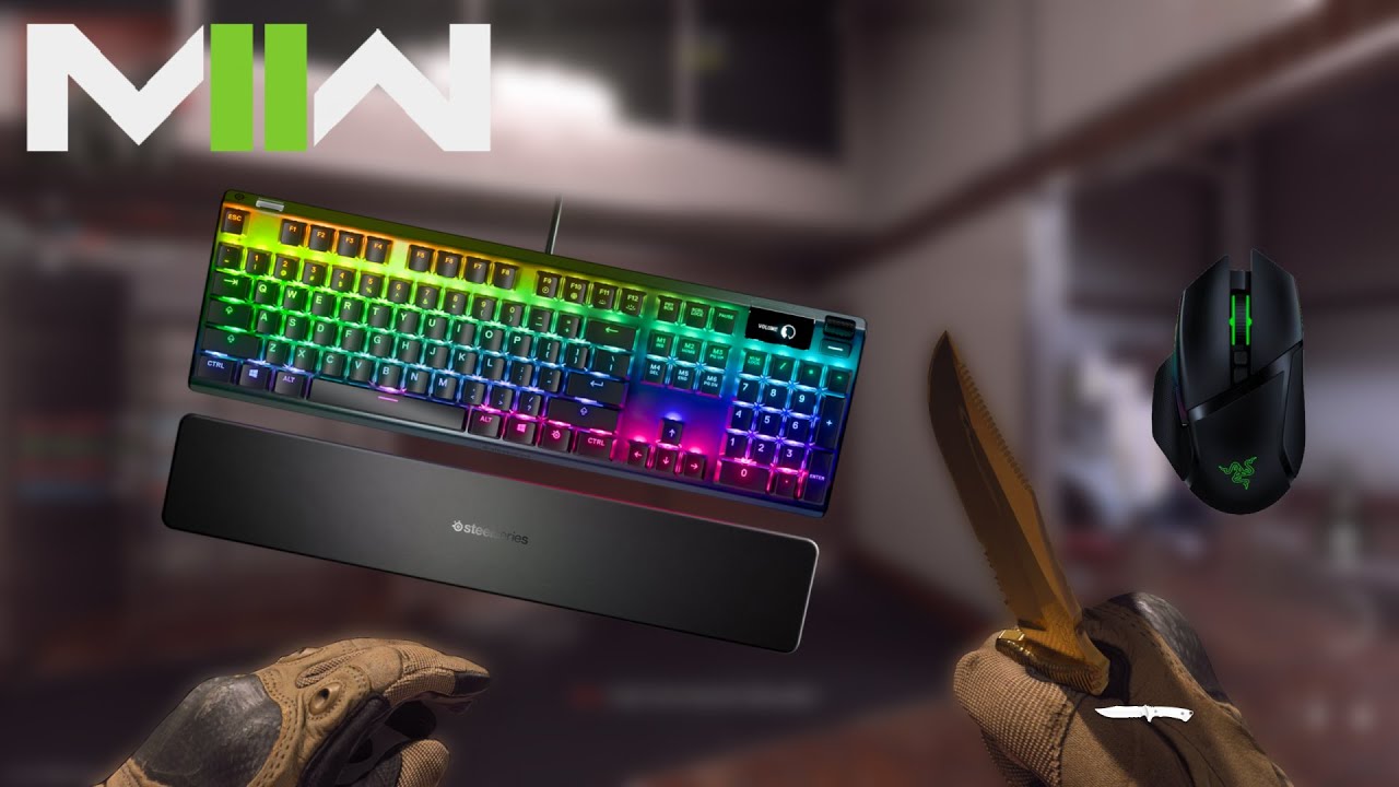 Steelseries Apex Pro + Razer Basilisk Ultimate ASMR MW2 Gameplay - YouTube