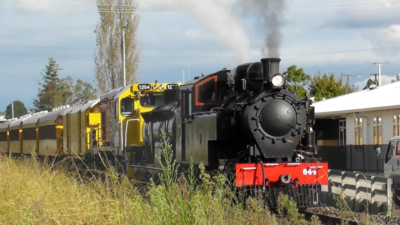 Ww644's inaugural mainline excursion! The Waikato Steam Wanderer (HD ...