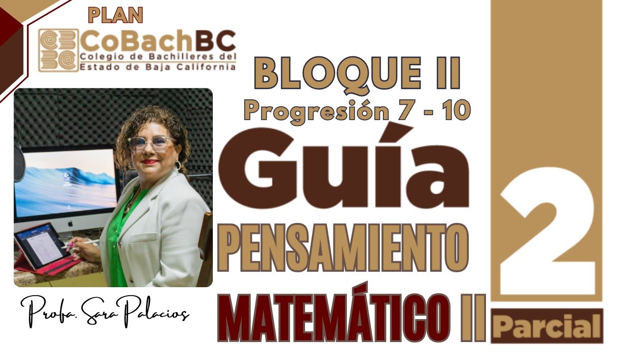 PLAN COBACH, Pensamiento Matemático II. 2do Parcial - YouTube