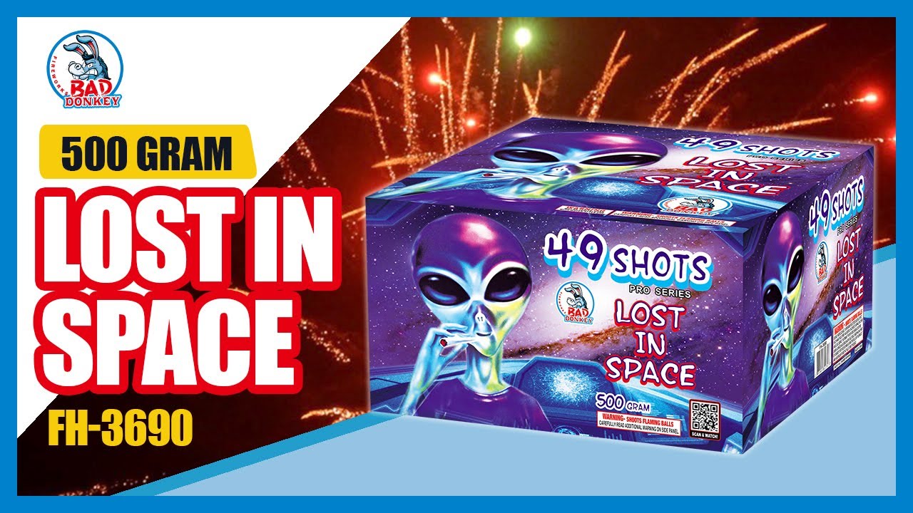 196 shots Area 51 Pro Series FH-3690 LOST IN SPACE 49 shots Bad Donkey Fireworks - YouTube