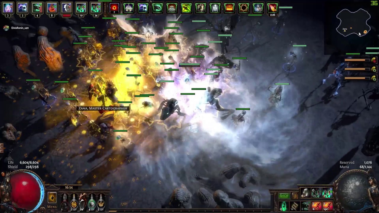 POE 3.10 carrion golem vs Uber elder - YouTube