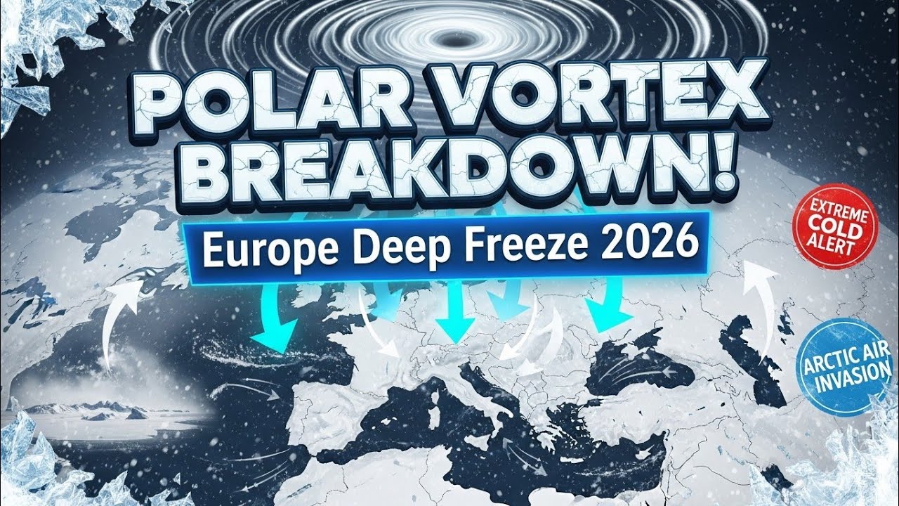 Europe's Deep Freeze 2026: The Polar Vortex Breakdown Explained! - YouTube