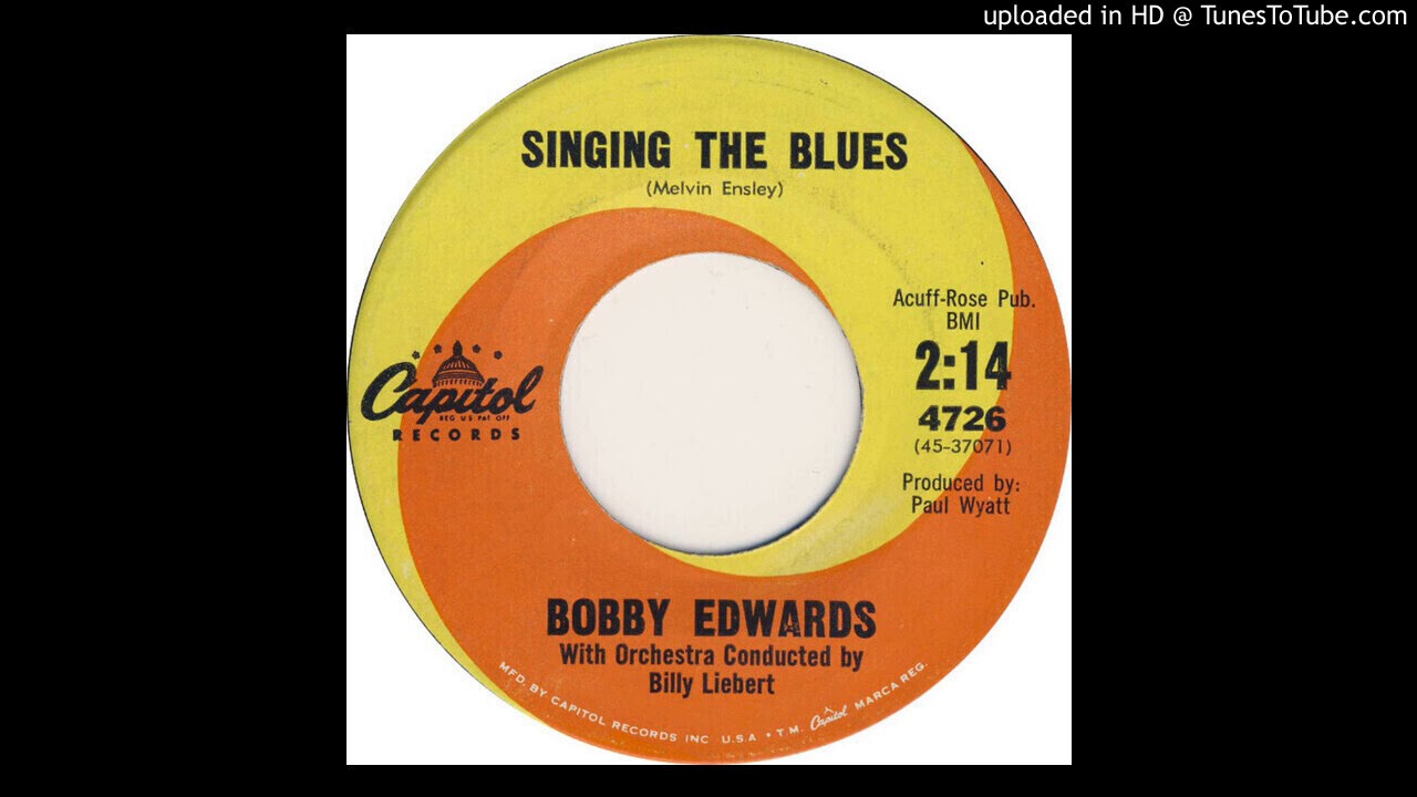 Singing The Blues - Bobby Edwards - YouTube