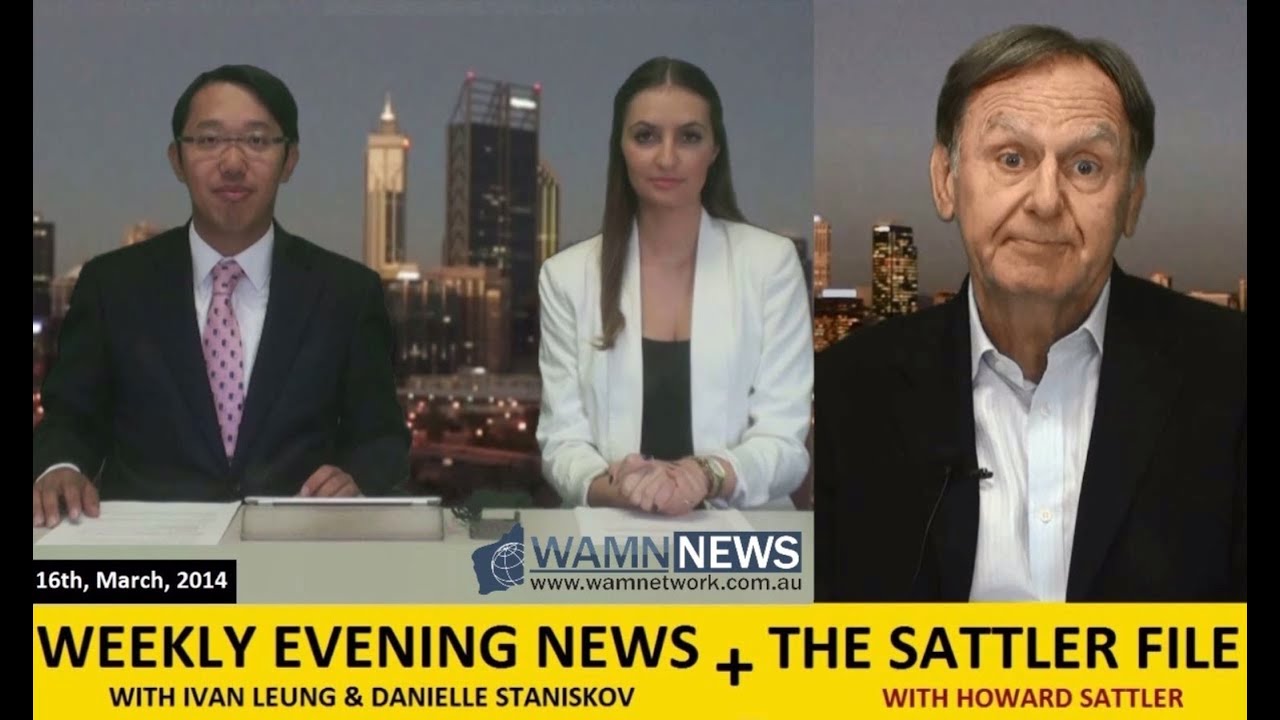 (16th, March) Evening News + Howard Sattler - Troy Buswell Resigned ...