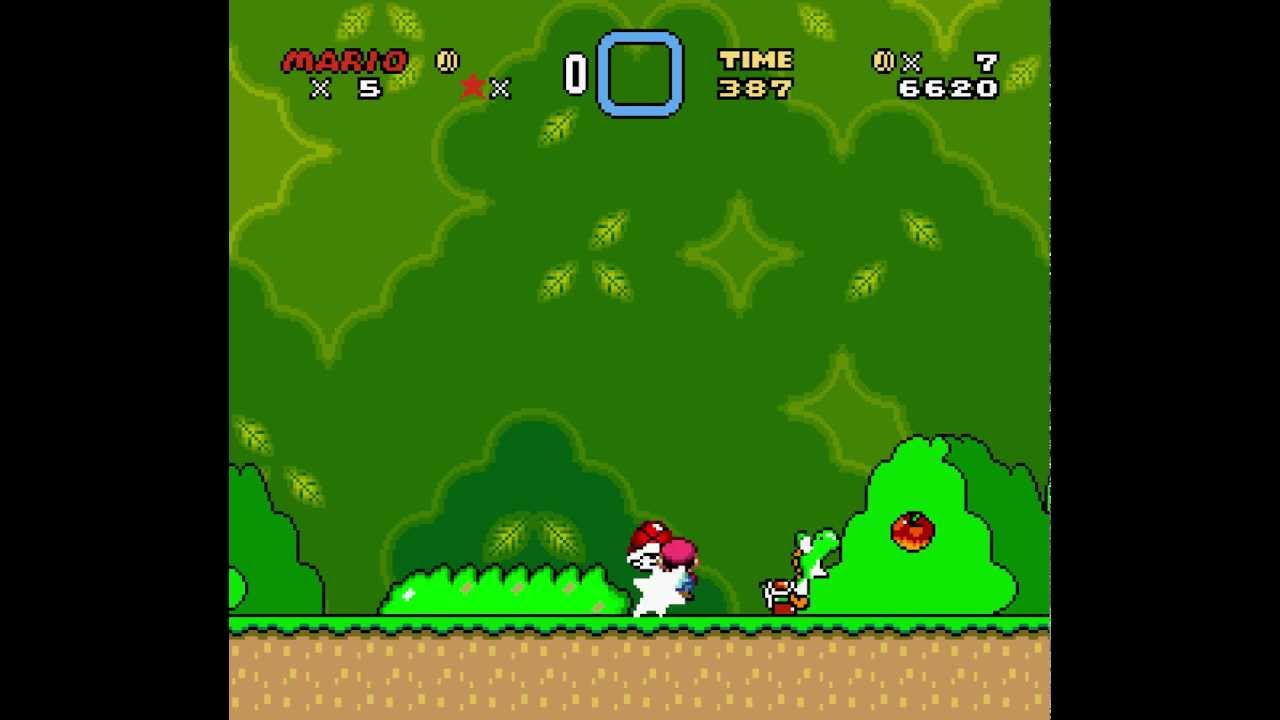 Super Mario World Bush