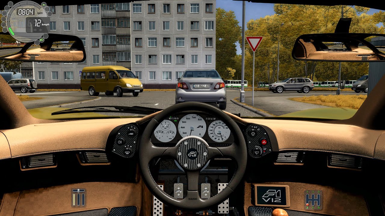 McLaren F1| City Car Driving [Steering Wheel] - Normal Driving - YouTube