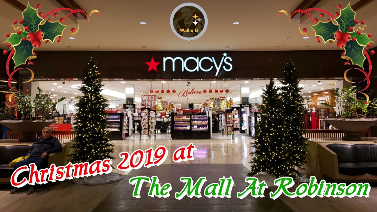 Christmas 2019 At The Mall At Robinson - Robinson Township, Pa - YouTube
