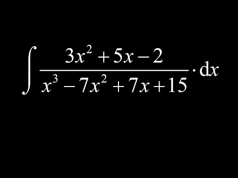 Partial fractions decomposition with a cubic denominator (root guessing ...