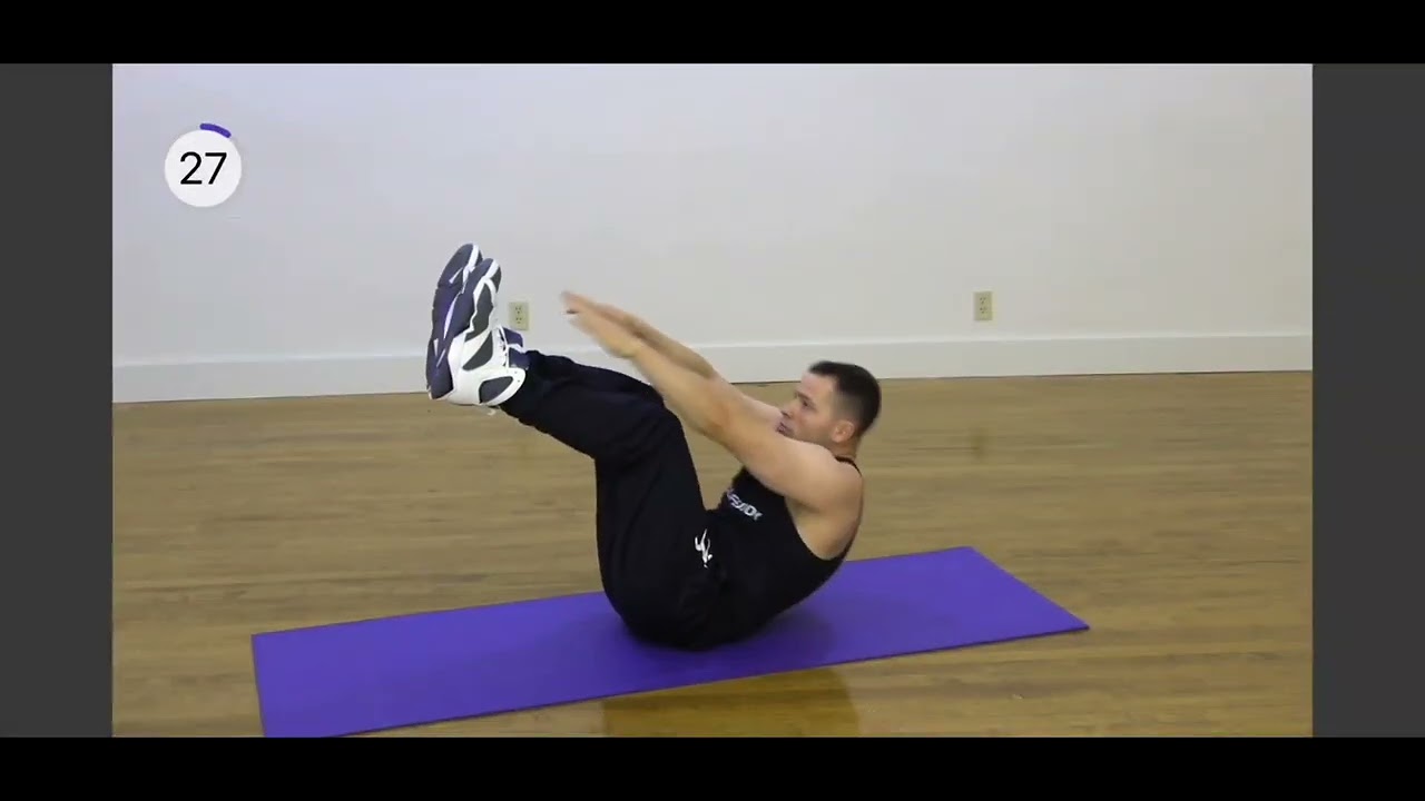 8 Minute Ab Workout - Train Abs at Home - YouTube