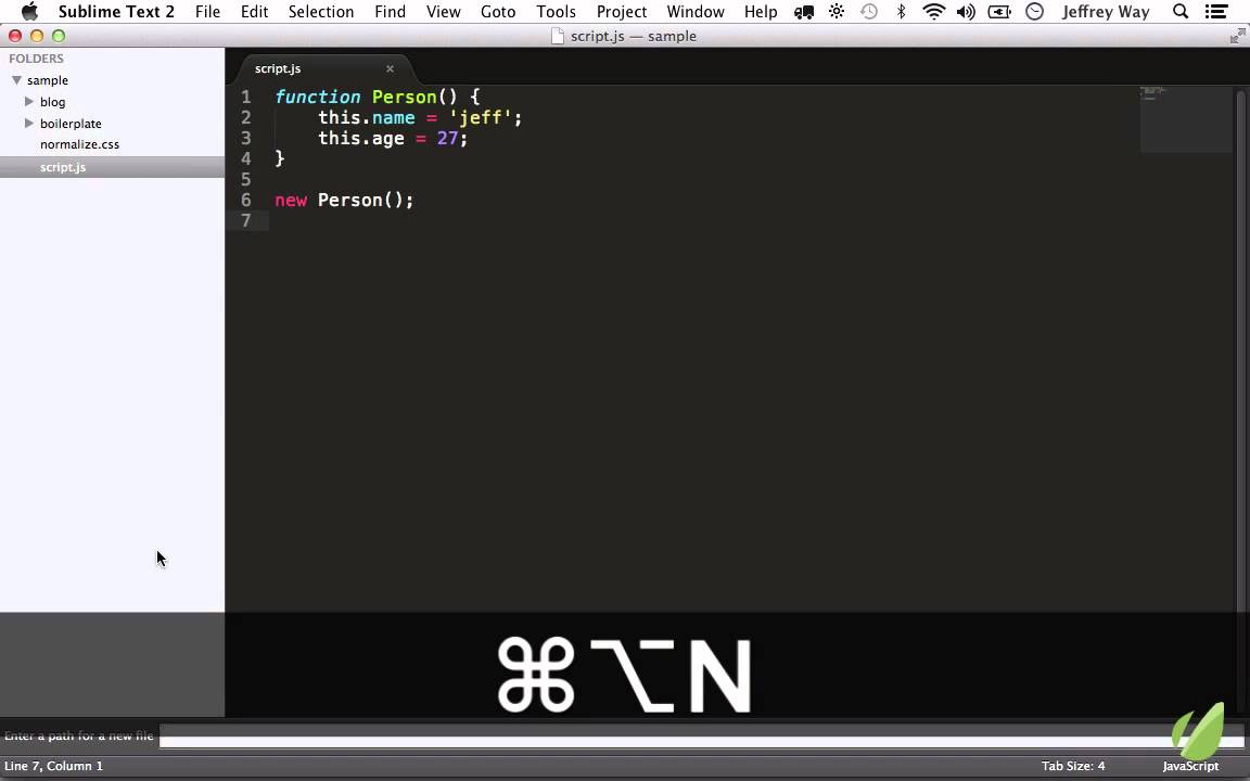 Sublime Text 2 tutorial part 18: Lightning Fast Folder and File Creation - YouTube