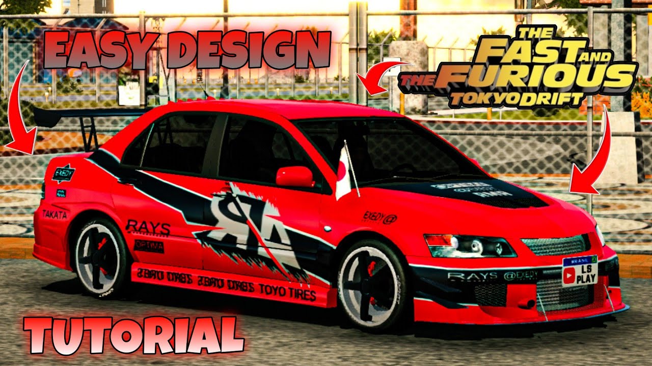 Como Fazer a Plotagem do Lancer EVO do Velozes e Furiosos Desafio em ...