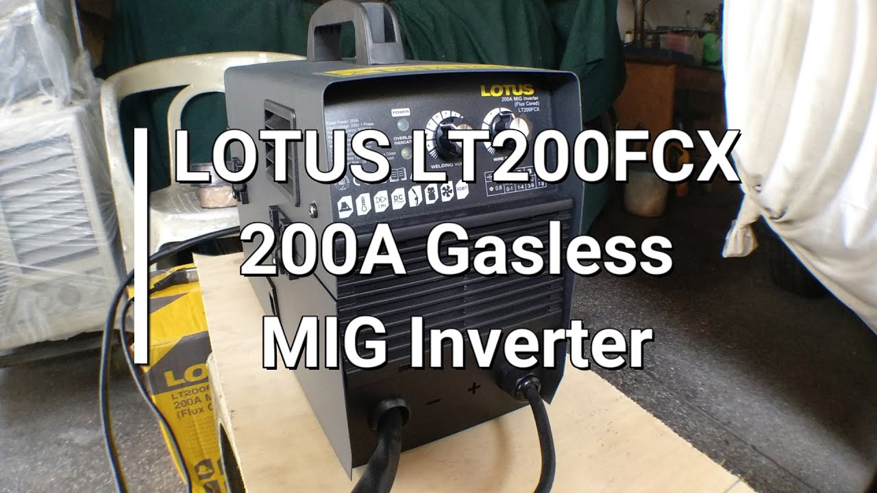 LOTUS MIG Welding Machine 0.8mm to 0.9mm Wire Flux Replacement - YouTube