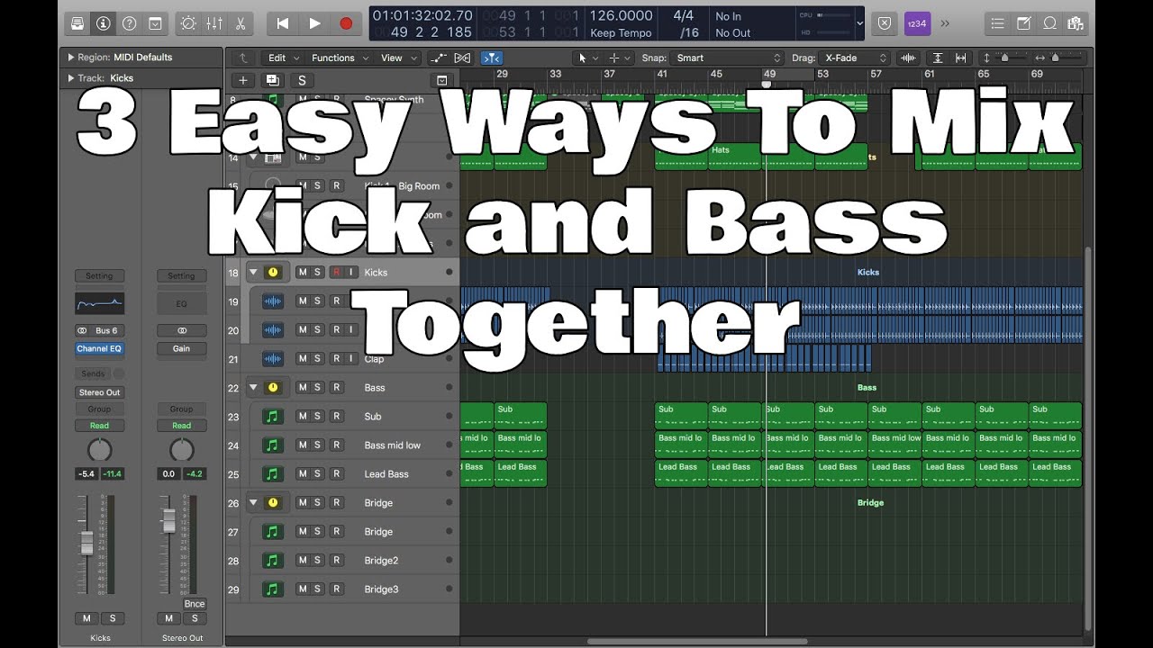 3 Easy Ways To Mix Kick and Bass Together - YouTube