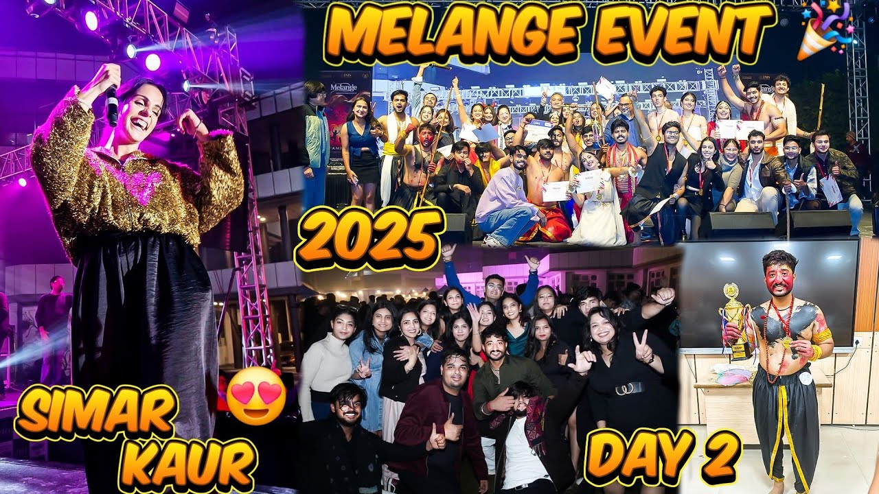 MELANGE EVENT 2025🔥🩷||Day 2🎉||Simar Kaur😍 - YouTube