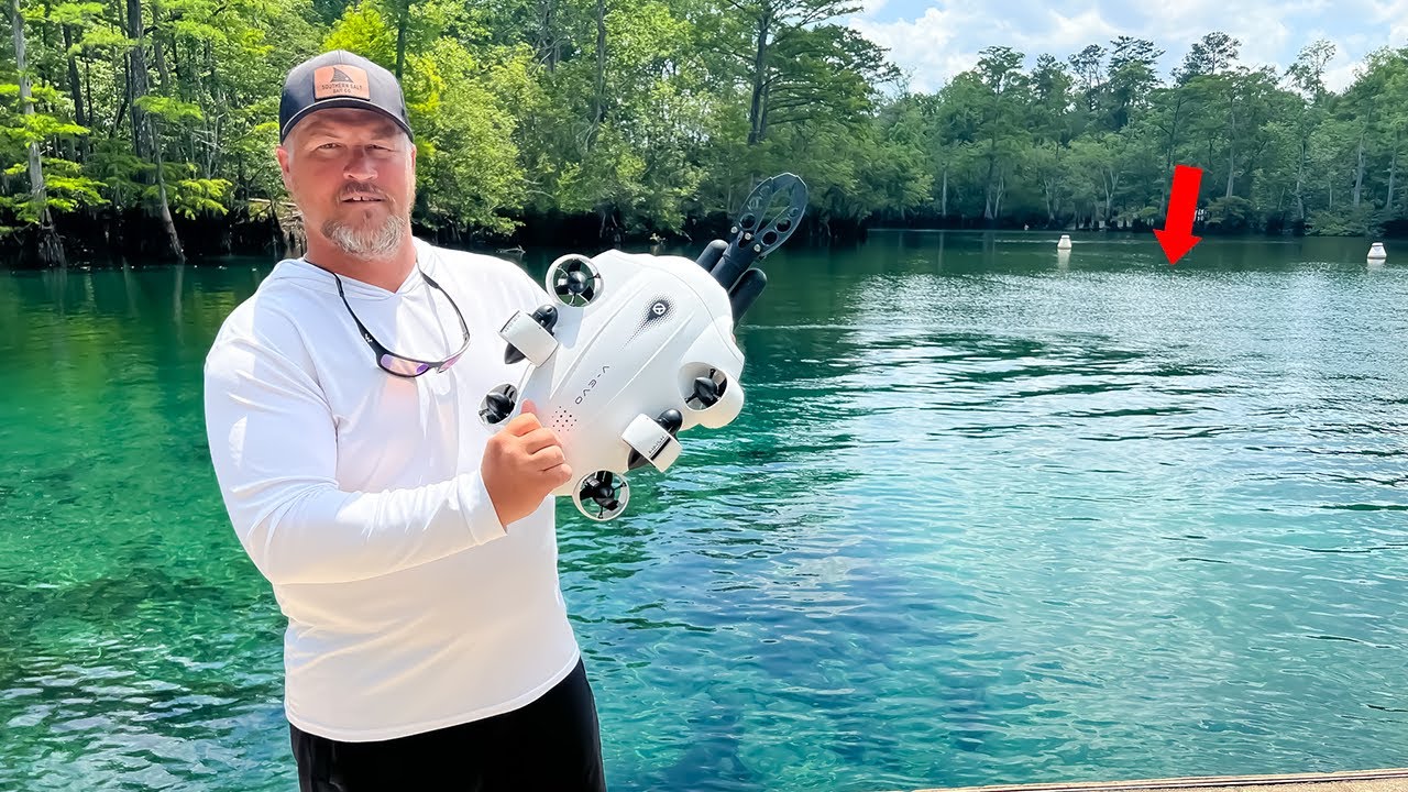 I Tossed an UNDERWATER Drone into this HIDDEN Spring and was SHOCKED at ...