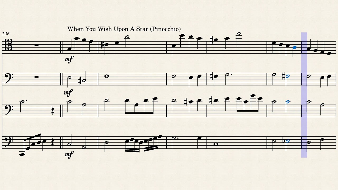 Disney Medley Trombone Quartet by Arr. Alex Evrley - YouTube