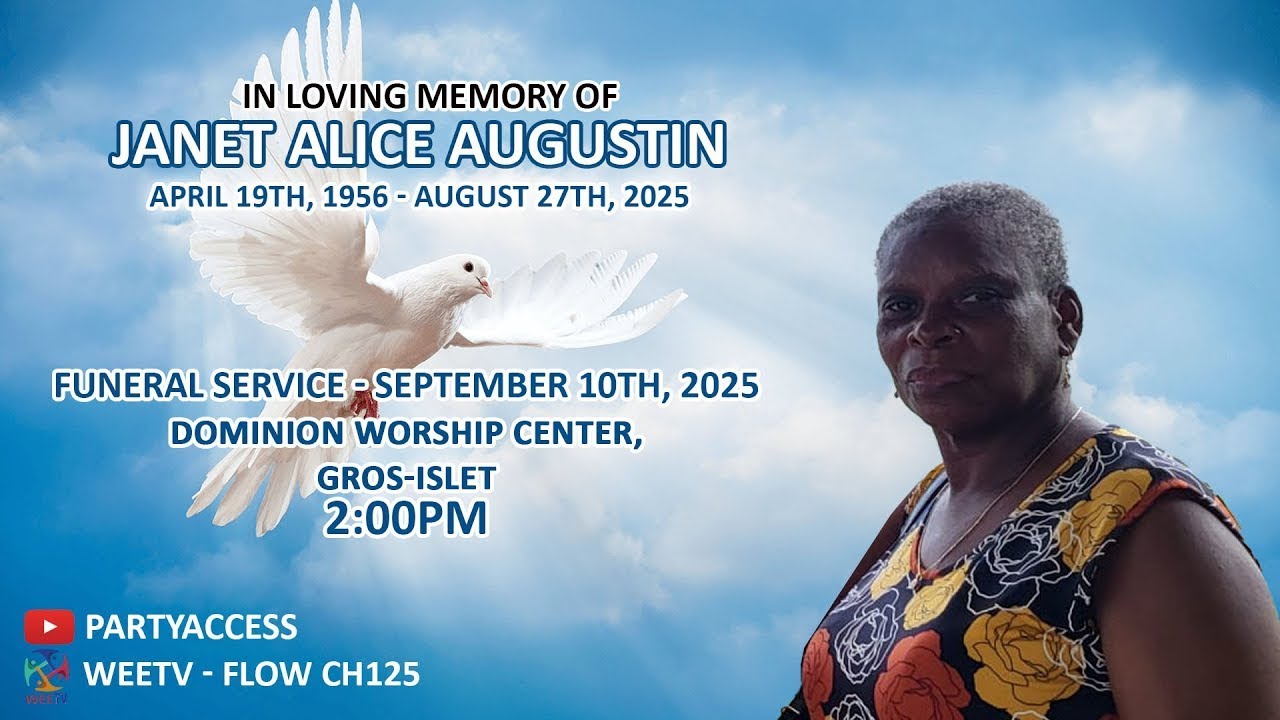 In Loving Memory of Janet Alice Augustin - YouTube