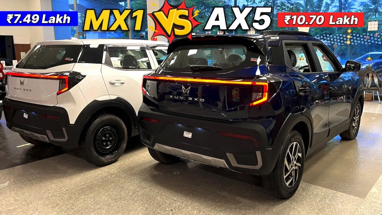 2024 XUV 3XO MX1 vs AX5 🔥 | Detailed Comparison of Xuv 3xo Most VFM ...