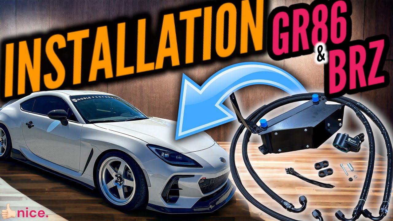 INSTALLATION | NOBLE THERMOSTATIC OIL COOLER KIT | TOYOTA GR86 | SUBARU ...