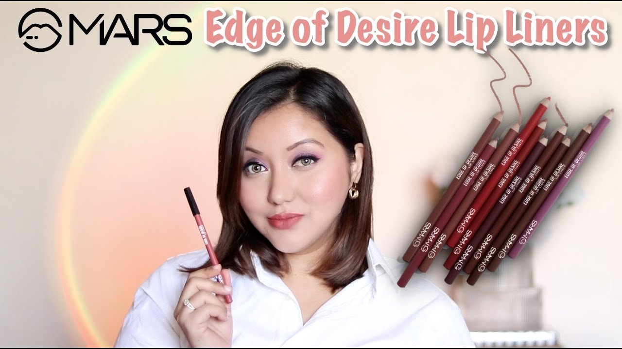 MARS Edge of Desire Lip Liner (Review & Lip Swatches) - YouTube