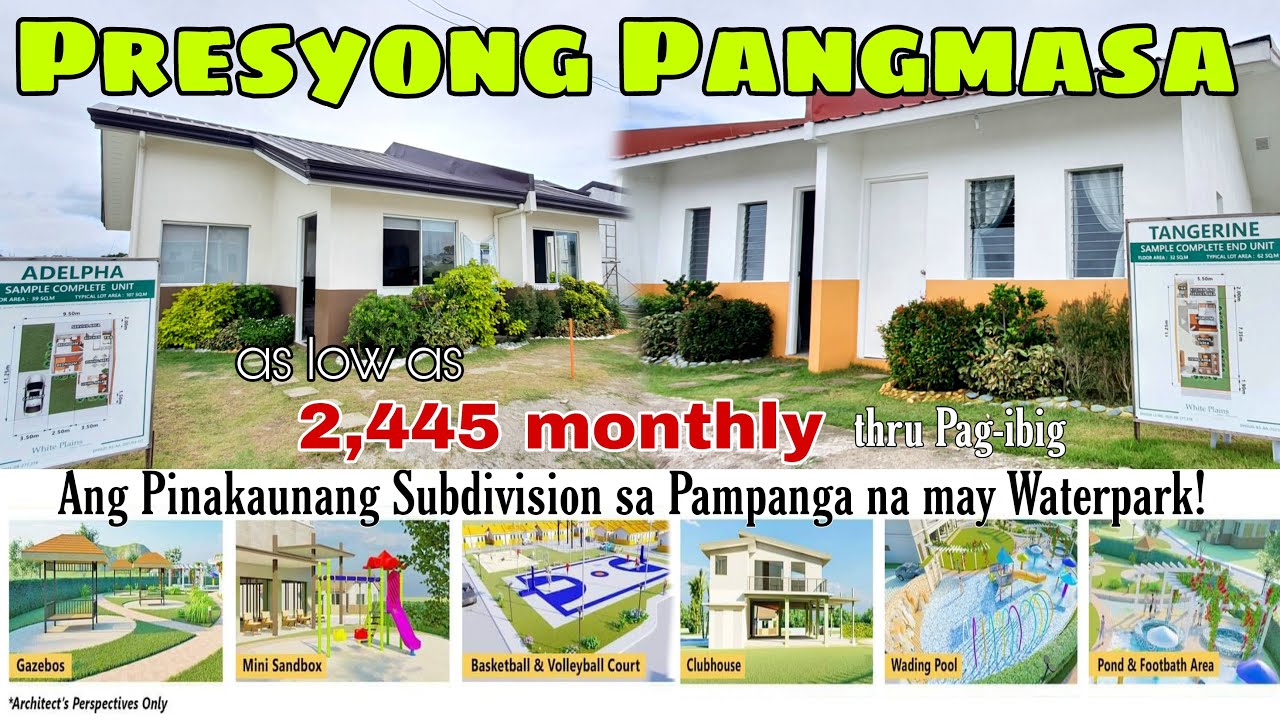Presyong PANGMASA Affordable House & Lot in Porac Pampanga | White ...