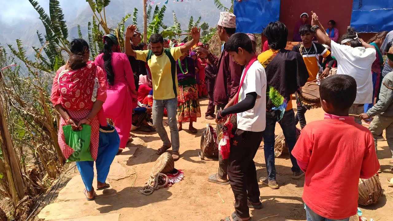 Beautiful Panchebaja Nepali village lifestyle Mountain Chingad Rural ...