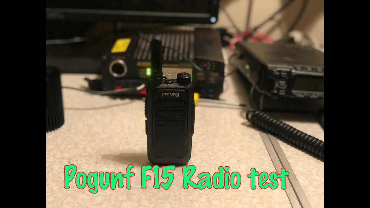 Pofung T15 cheap PMR radio test - YouTube