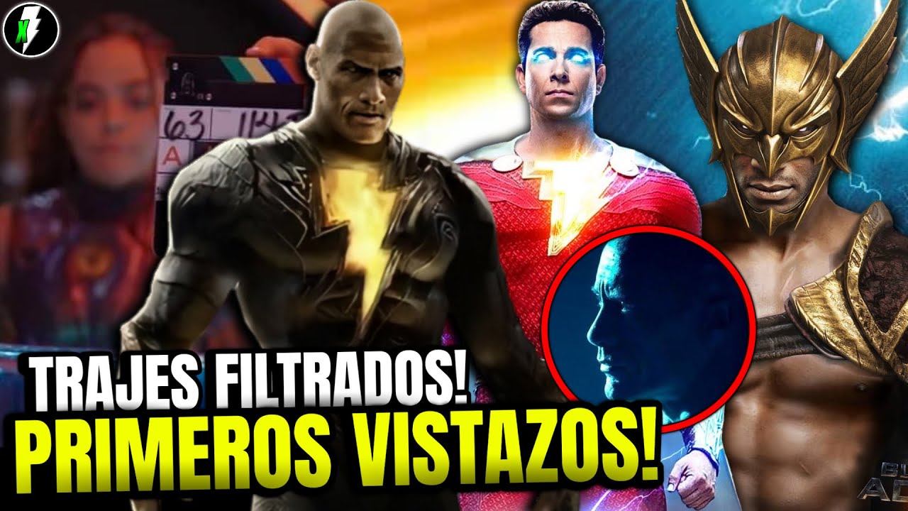 Vistazos a Hawkman y Black Adam! Crossover SHAZAM, Cyclone, DCEU ...