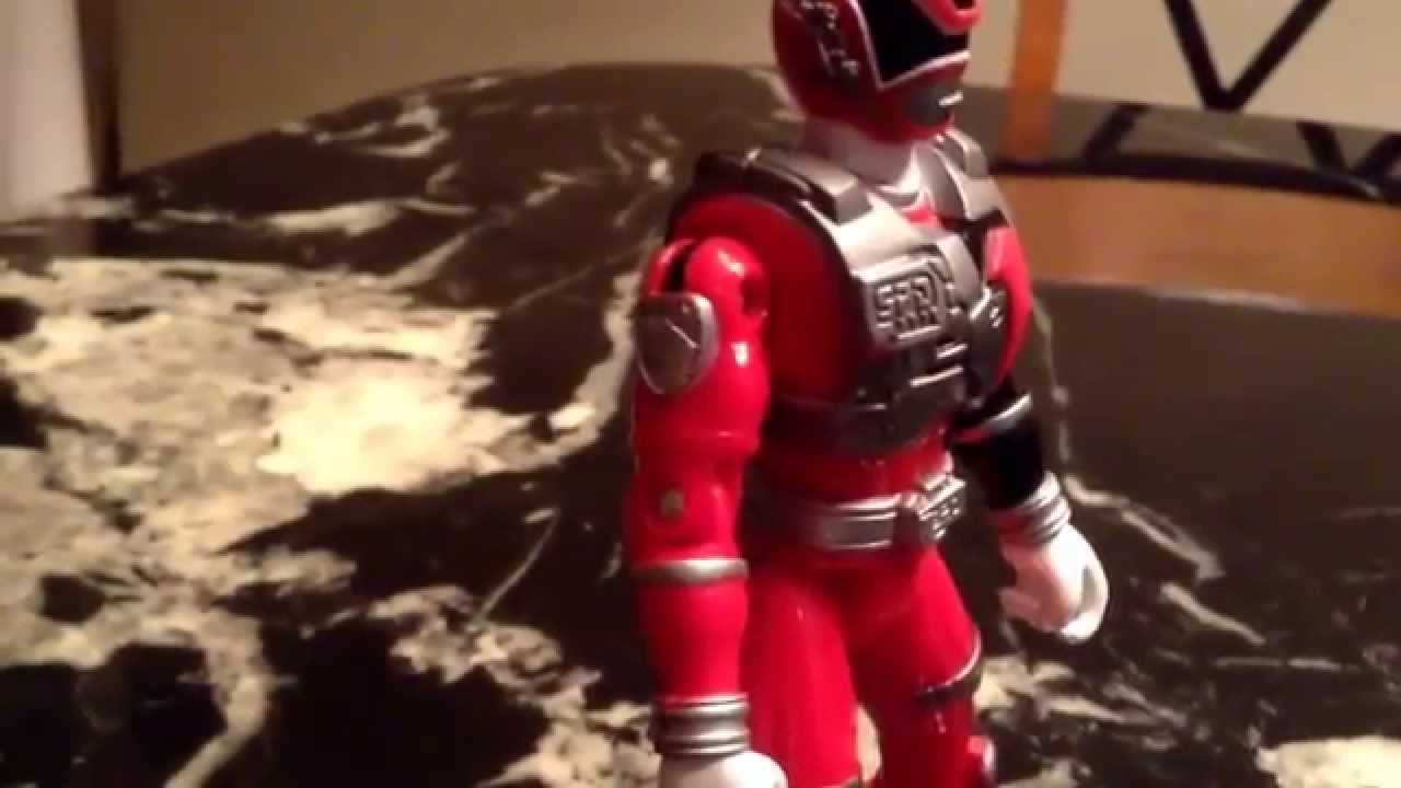 Stop motion red ranger vs blue ranger part 1 - YouTube